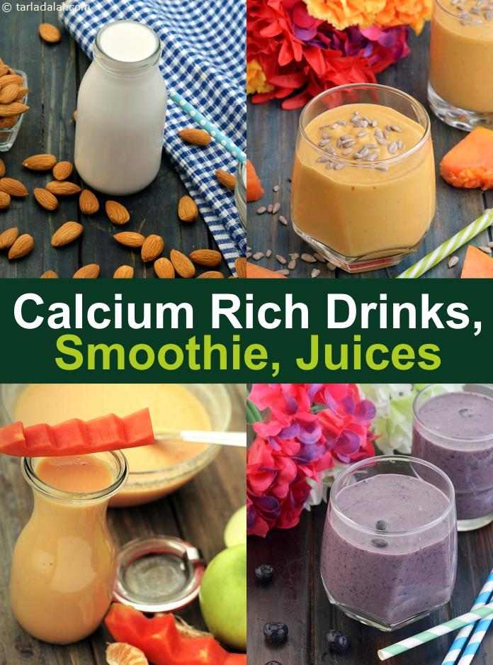What drink is high in calcium?
