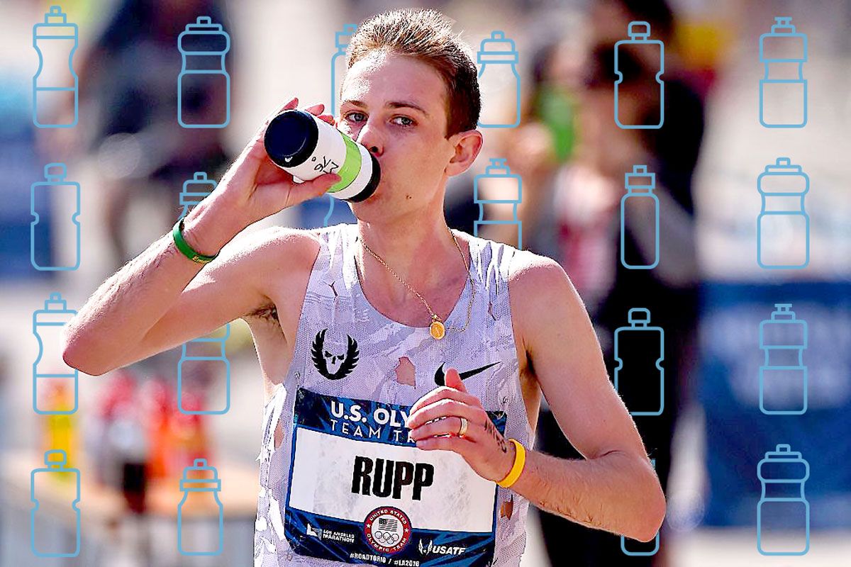What drinks do marathon runners drink?