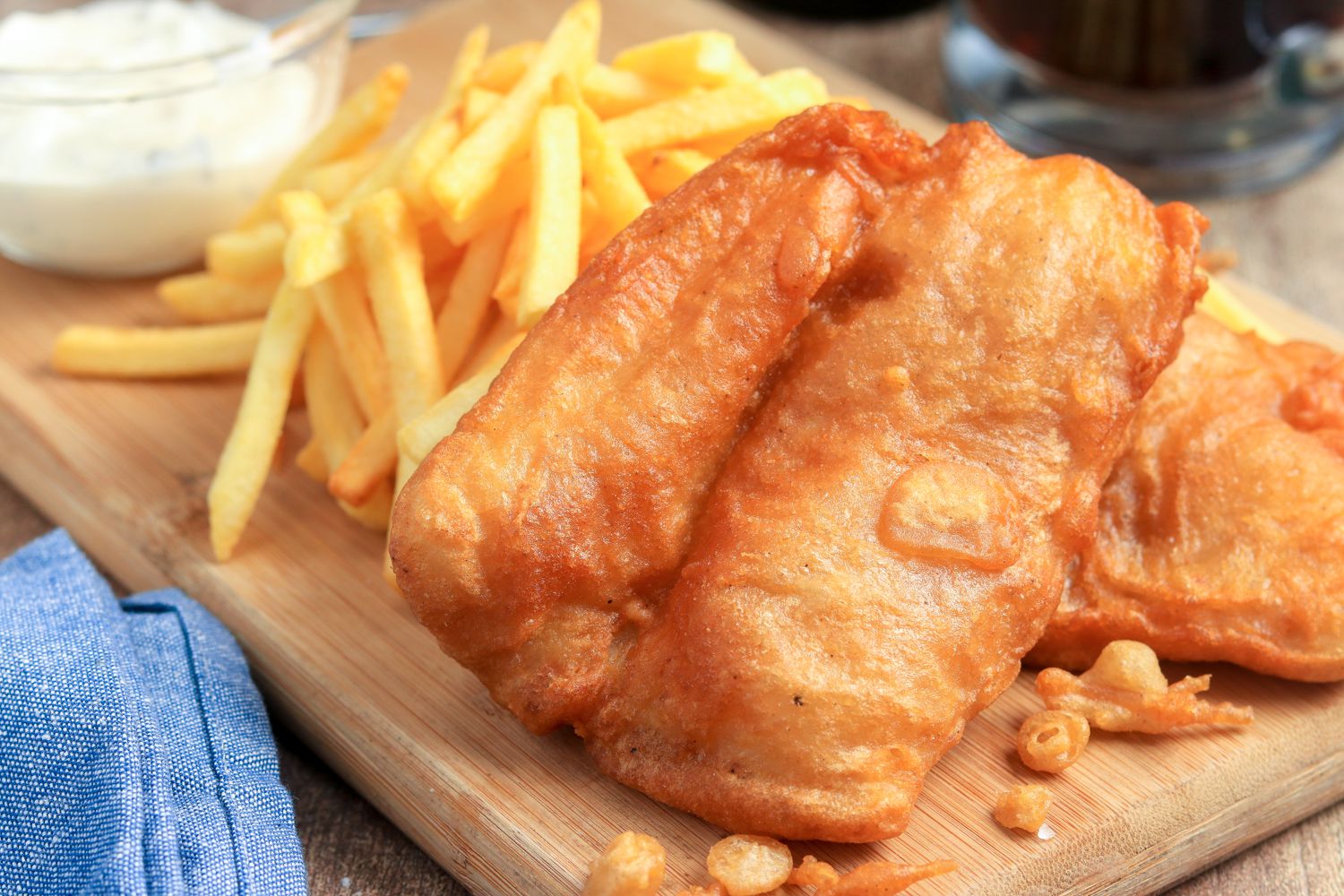 What fish is used in fish and chips?