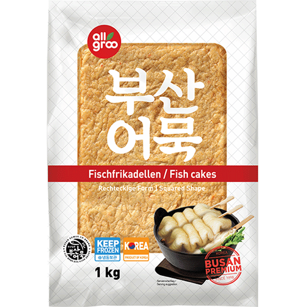 What fish is used in Korean fish cakes?