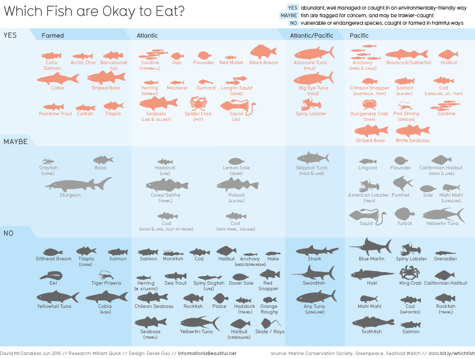 What fish should you not eat for the environment?