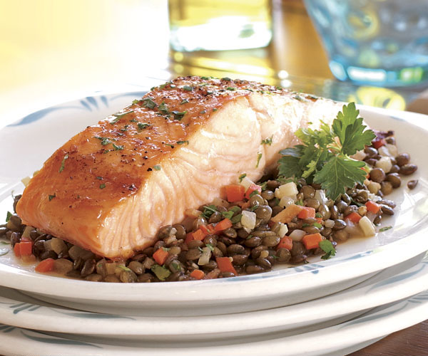What flavors go best with salmon?