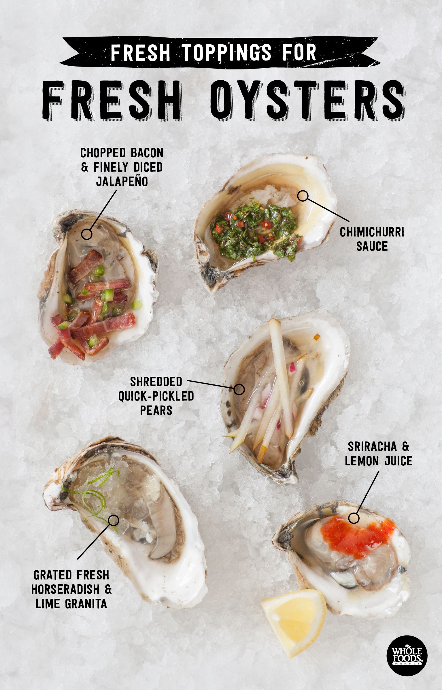 What Flavours go with oysters?