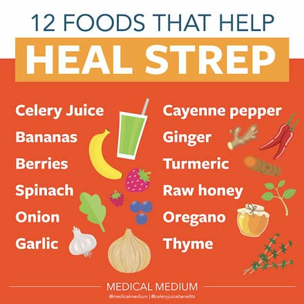 What food can make strep worse?