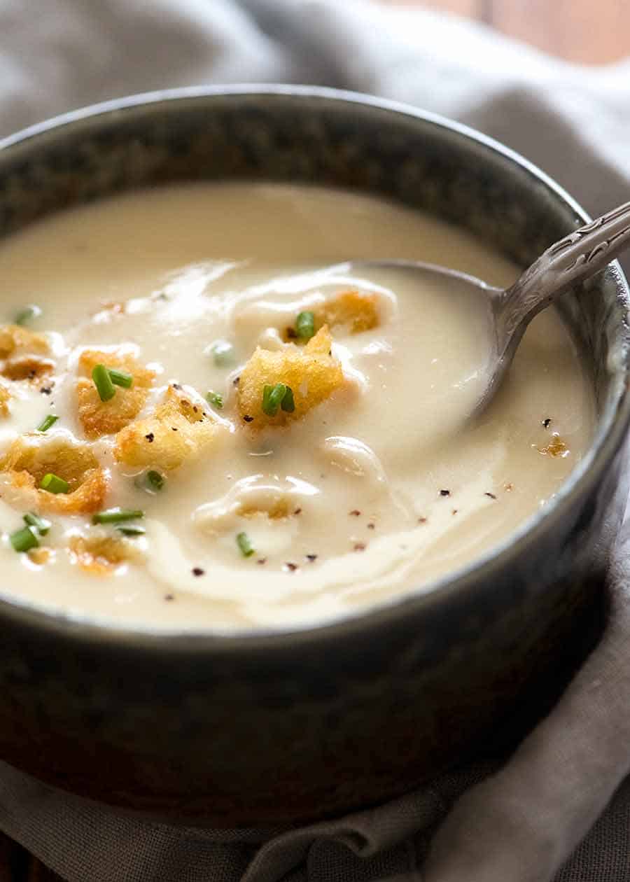 What food goes with potato leek soup?