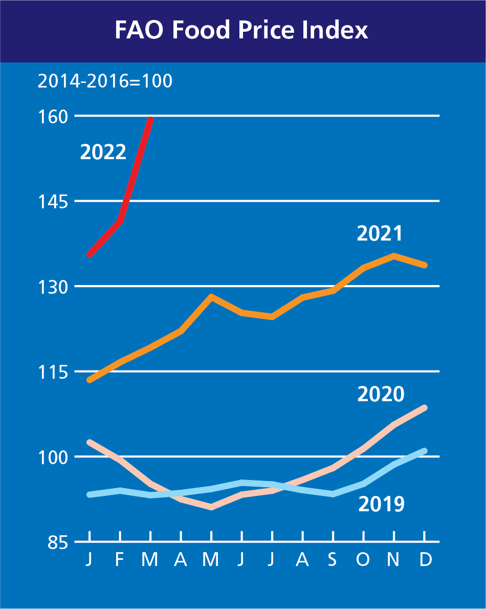 What food prices have increased the most?