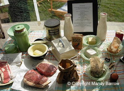 What food was not rationed in ww2?