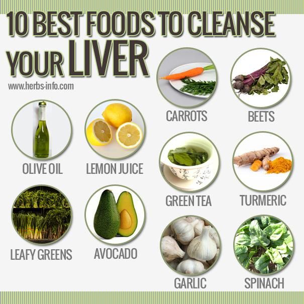 What foods are easy on the liver?