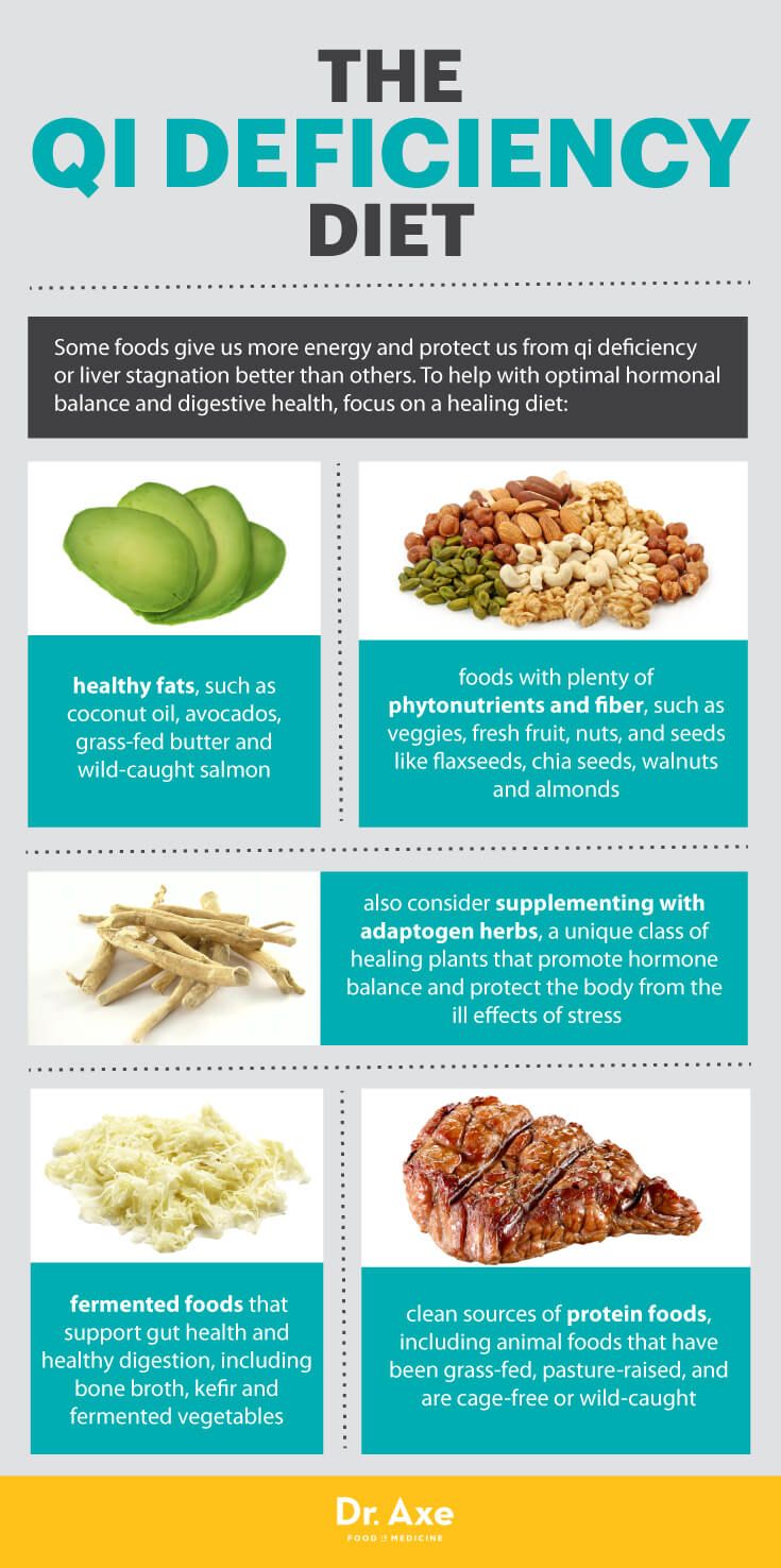 What foods are good for qi deficiency?