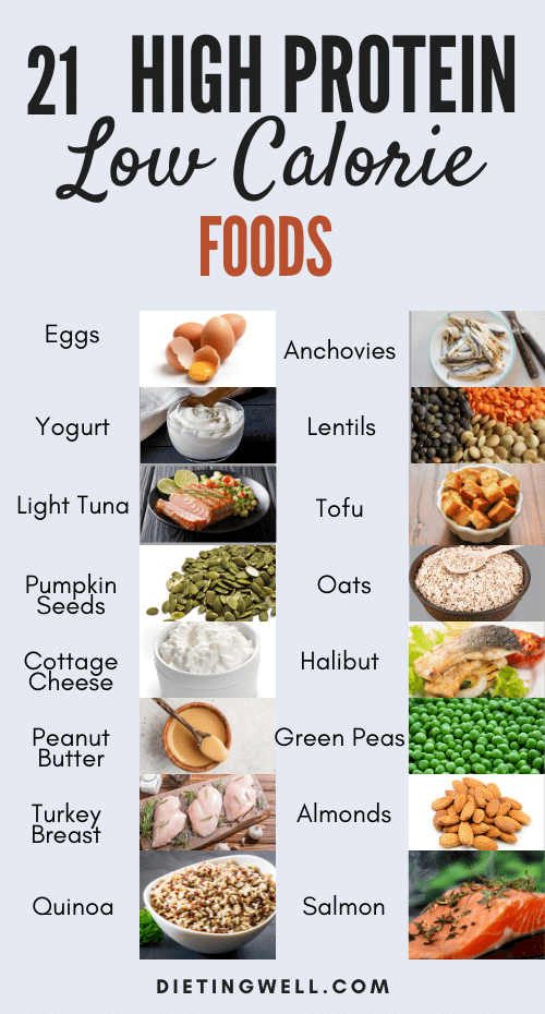 What foods are high in protein but low in calories?
