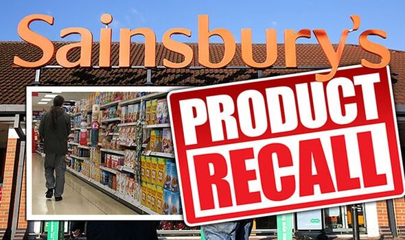 What foods are Sainsburys recalling?