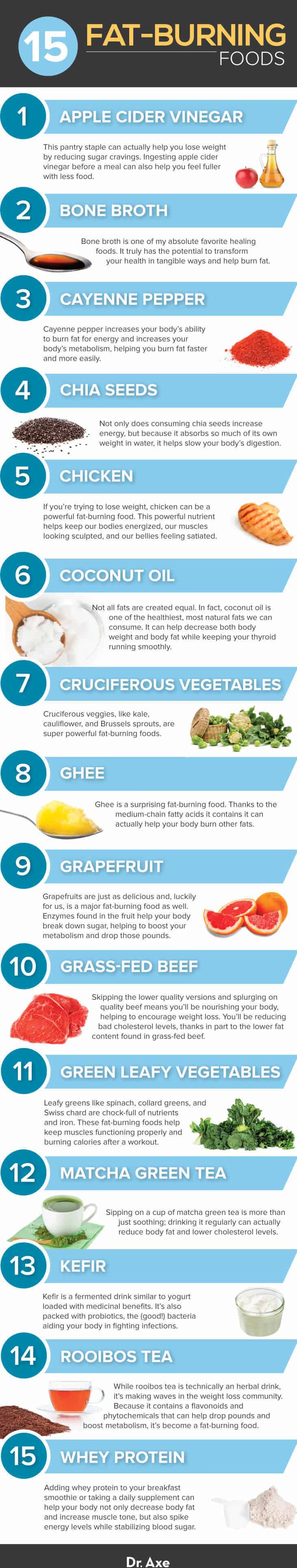 What foods burn the most calories during digestion?