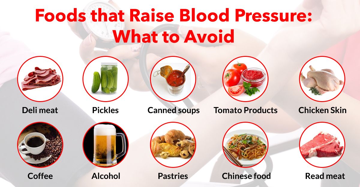 What foods can affect blood pressure?