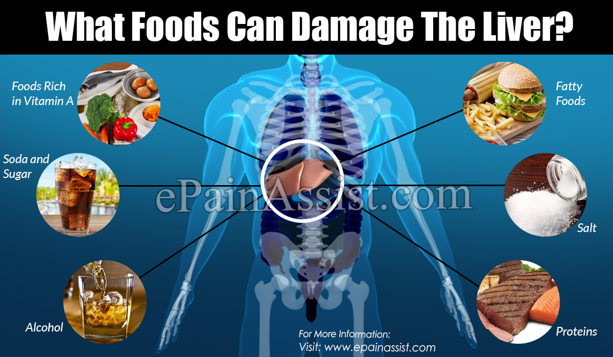 What foods can damage your liver?