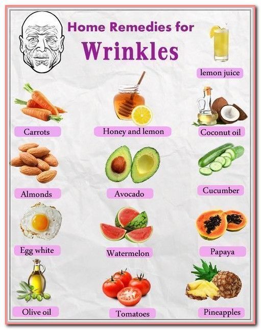 What foods get rid of wrinkles?