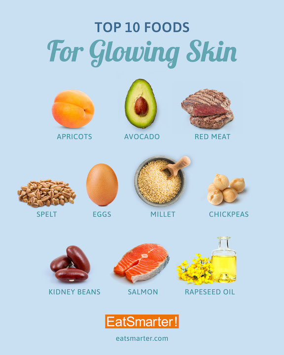 What foods give you glowing skin?