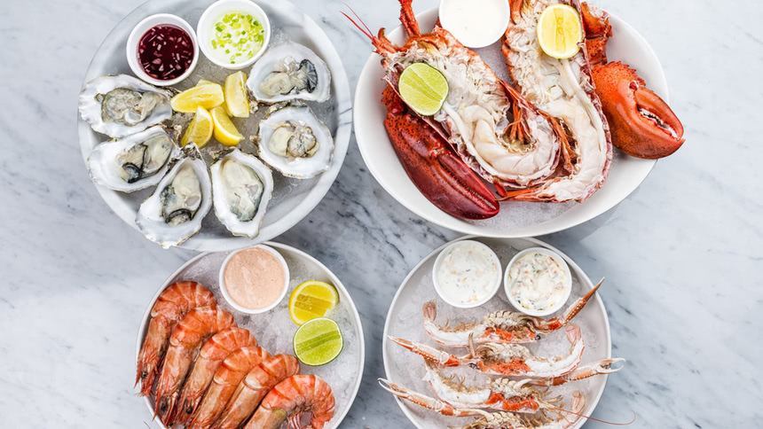 What foods go well with seafood?