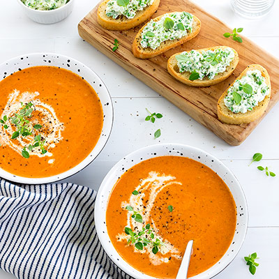 What foods go with tomato soup?