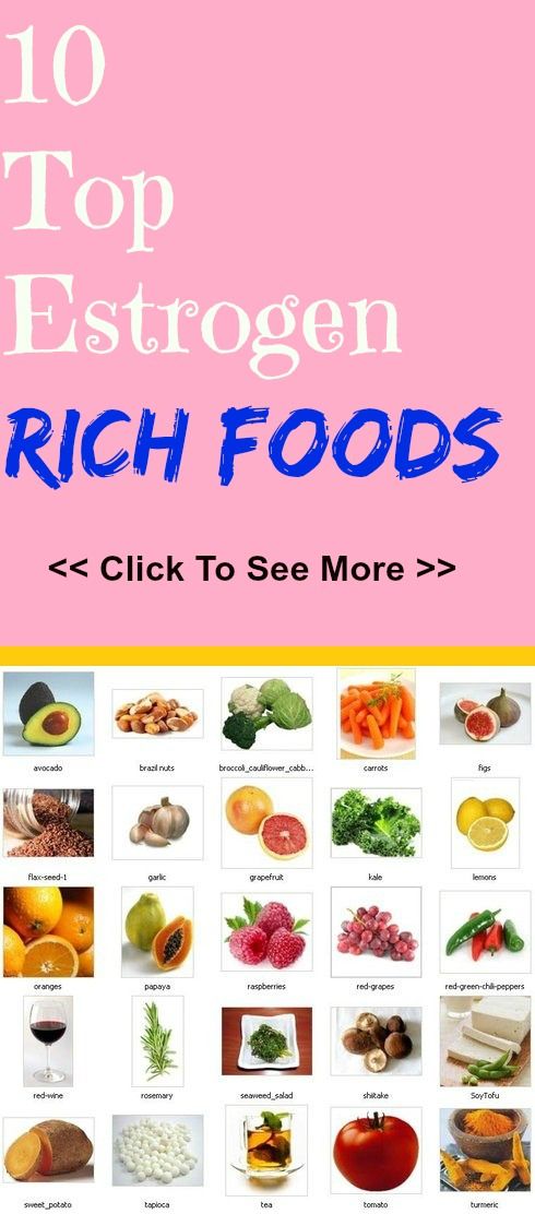 What foods have the most estrogen?