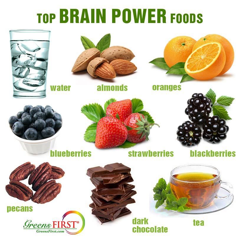 What foods increase brain power?