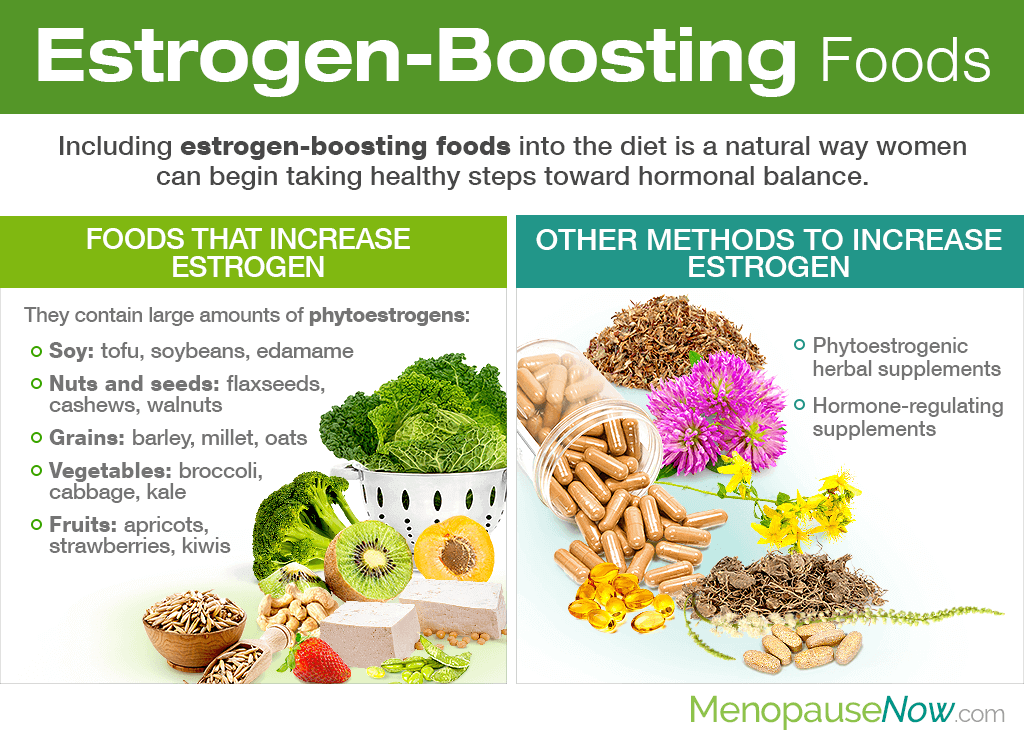 What foods increase estrogen in the body?