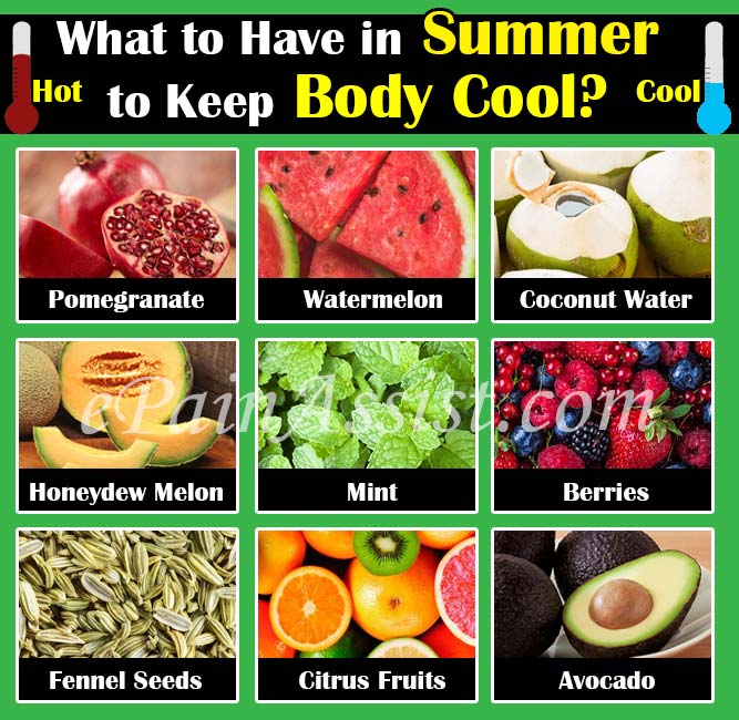 What foods keep your body cool?