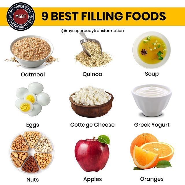 What foods make you feel fullness?