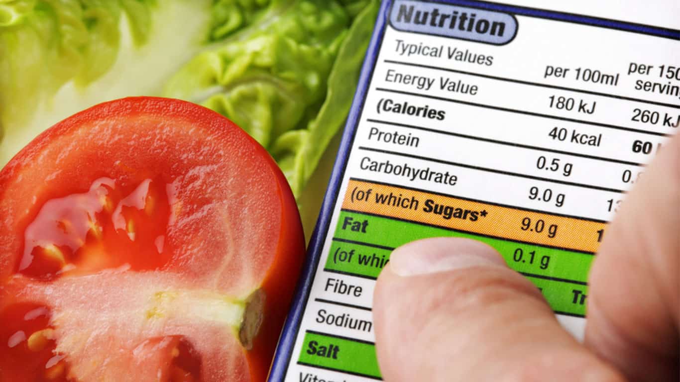 What foods require a food label?