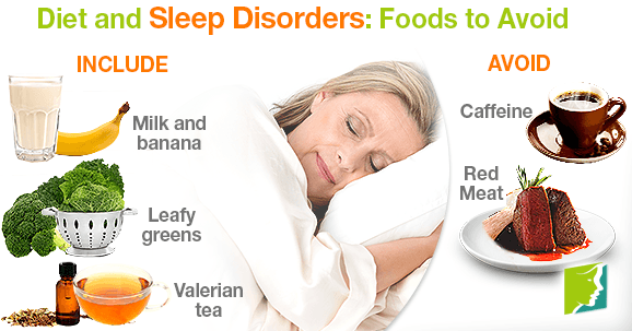 What foods should be avoided with insomnia?