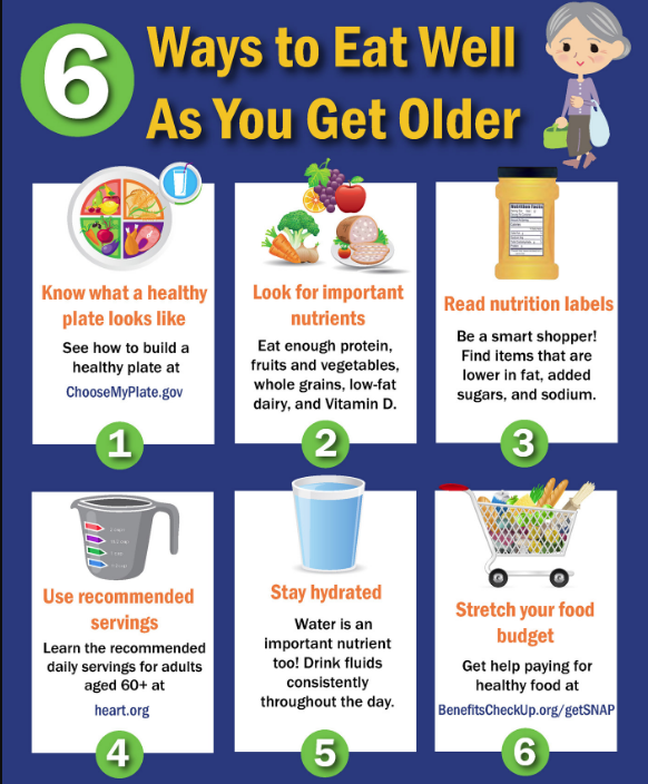 What foods should older adults eat?