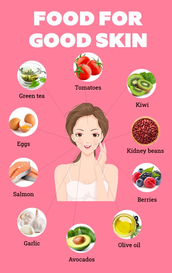 What foods should you avoid for healthy skin?