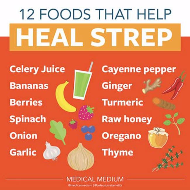 What foods should you avoid when you have strep throat?