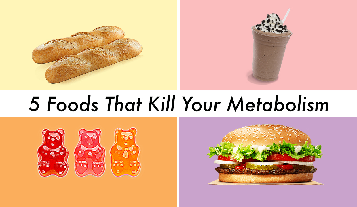 What foods slow down metabolism?