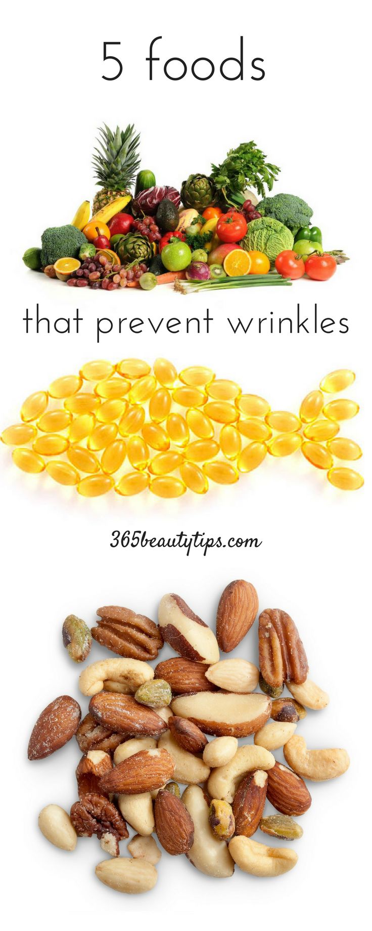 What foods stop wrinkles?