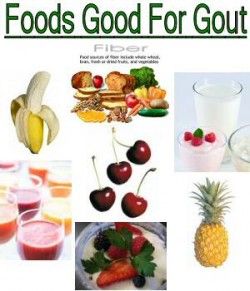 What fruit is good for gout?