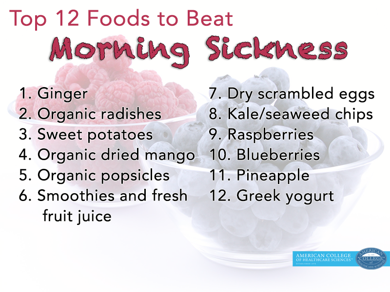 What fruit is good for morning sickness?