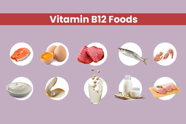 What fruits and vegetables are high in B12?