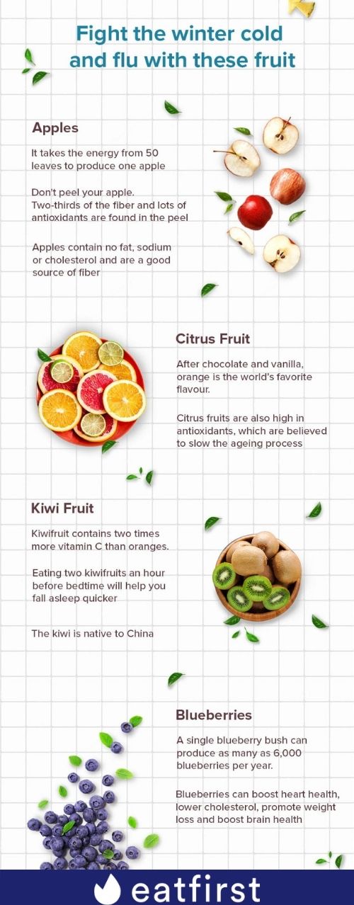 What fruits and vegetables to eat when you have a cold?
