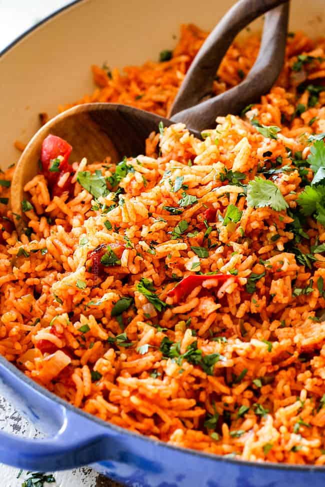 What goes along with Mexican rice?