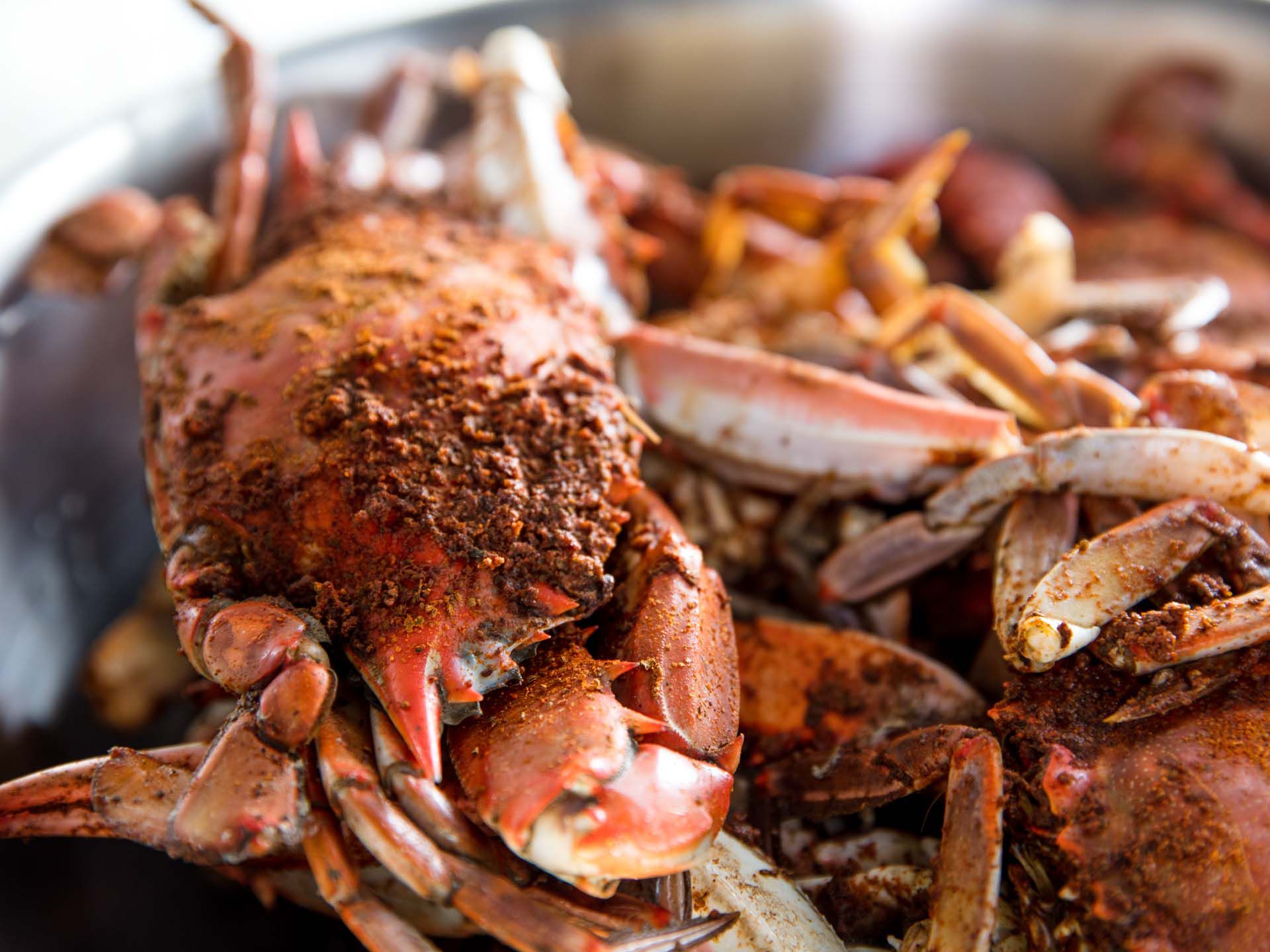 What goes good with Maryland crabs?