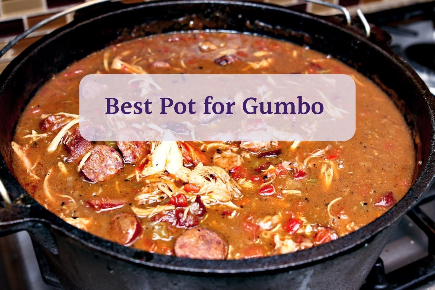 What goes into a gumbo pot?