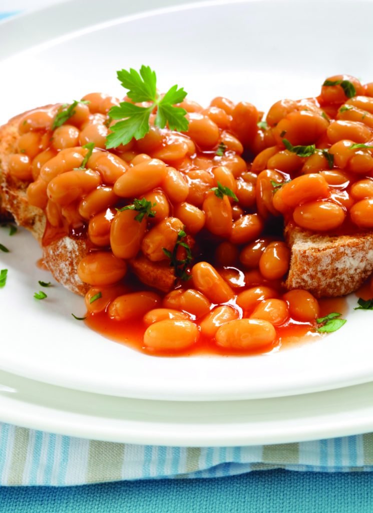 What goes with baked beans healthy?