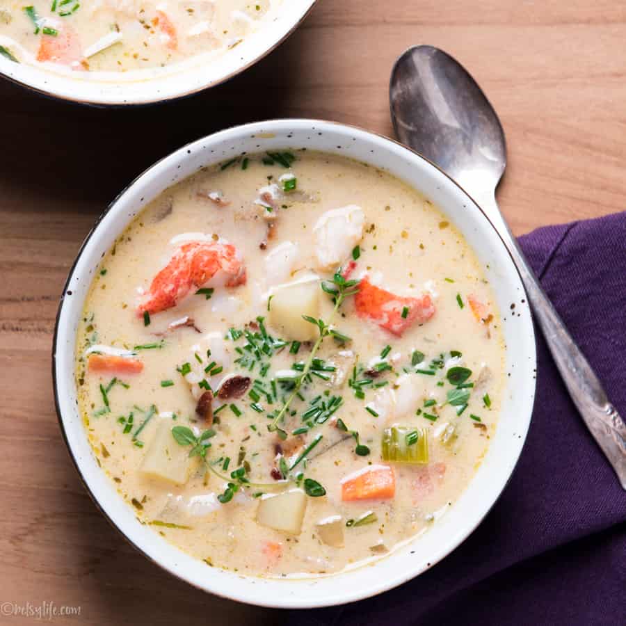 What goes with lobster chowder?