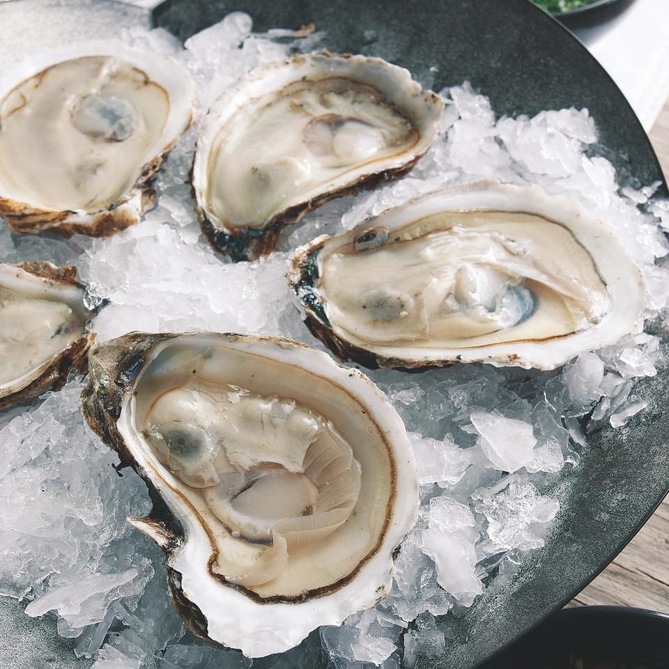 What goes with oysters on the half shell?