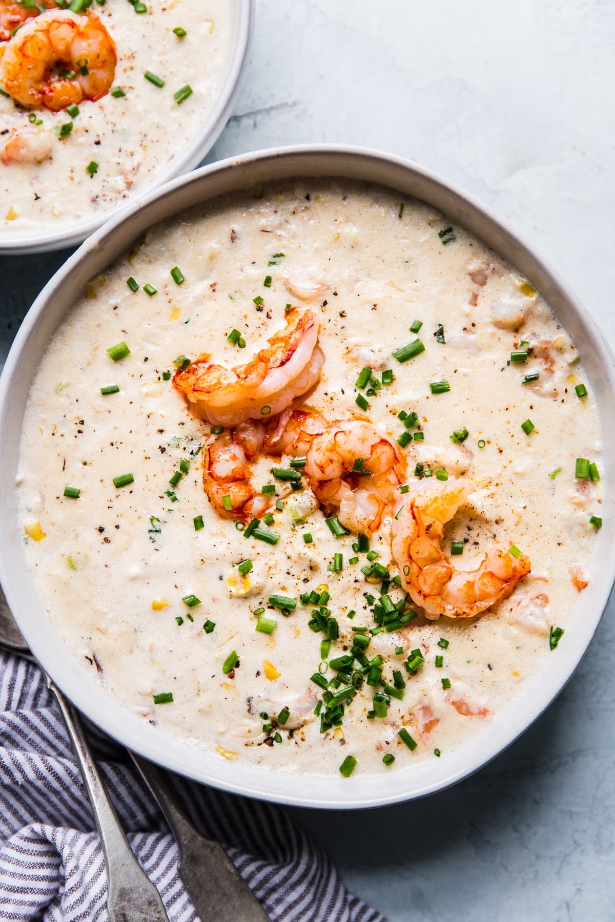 What goes with seafood bisque?