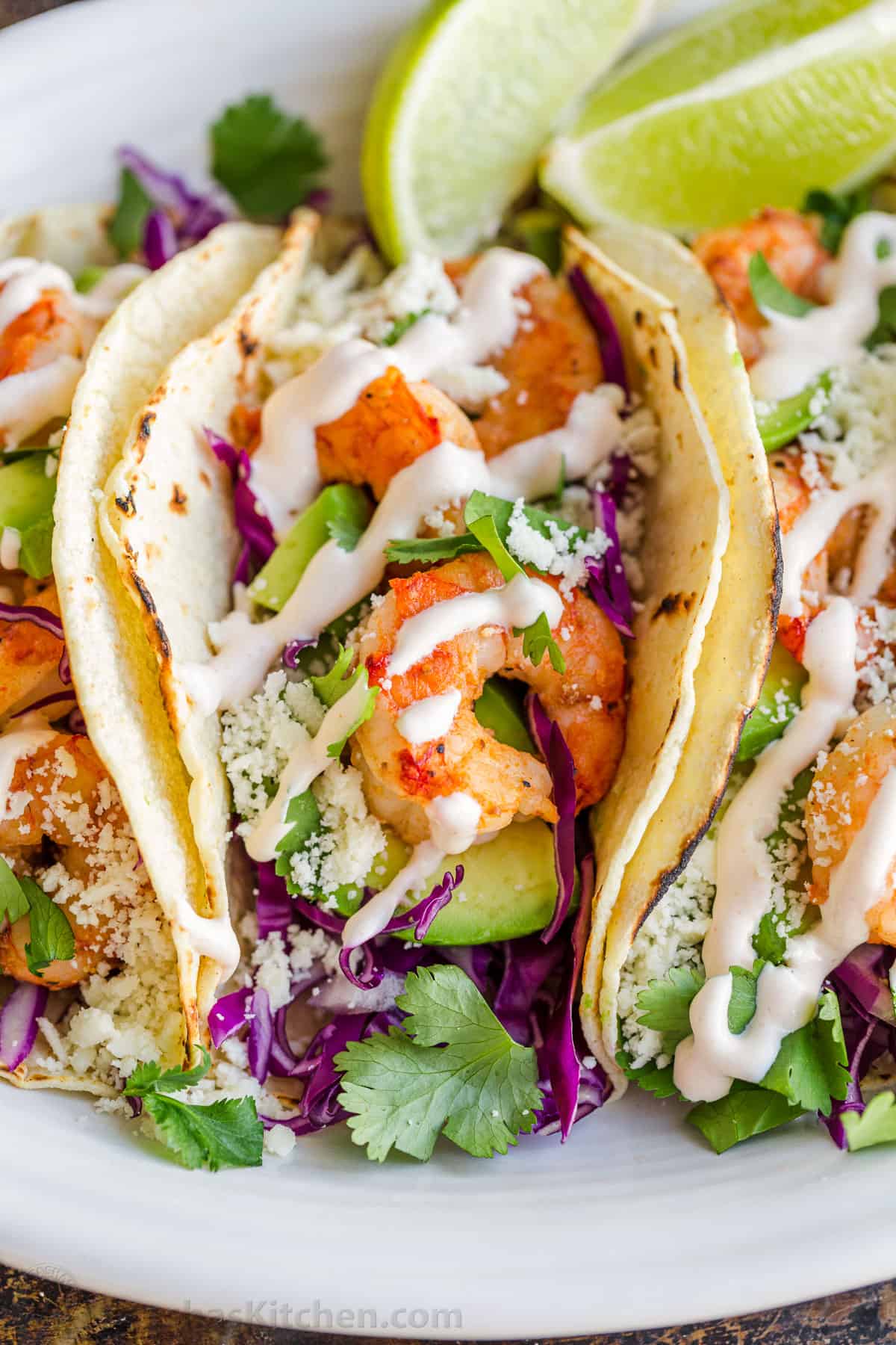 What goes with shrimp taco?