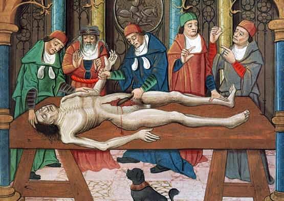 What happened in medicine during the Dark Ages?