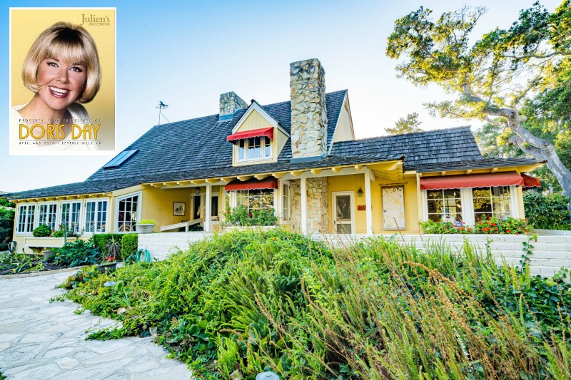 What happened to Doris Day's home in Carmel?