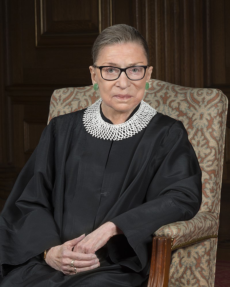 What happened to Ruth Bader Ginsburg?