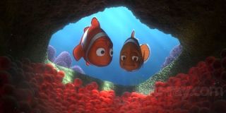 What happens at the beginning of Finding Nemo?